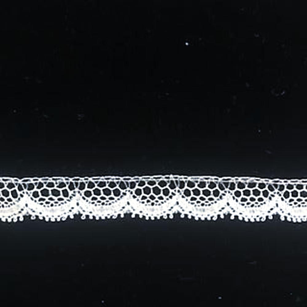 L-130 White - Lace Edging - 10mm Heavy Edging. – Cotton On Creations